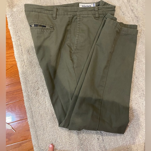 Bonobos | Pants | Bonobos Army Green Mens Chinos Slim Fit | Poshmark